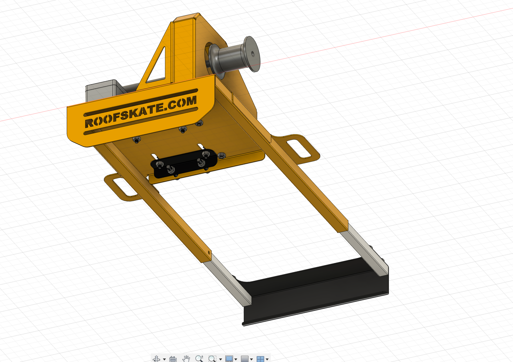 Roof Safety Mesh Puller — Roofskate.com